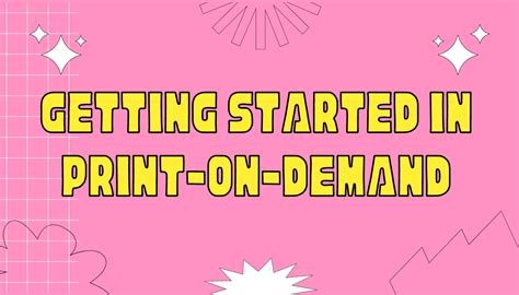 Hot Tips To Get Started In Print On Demand
