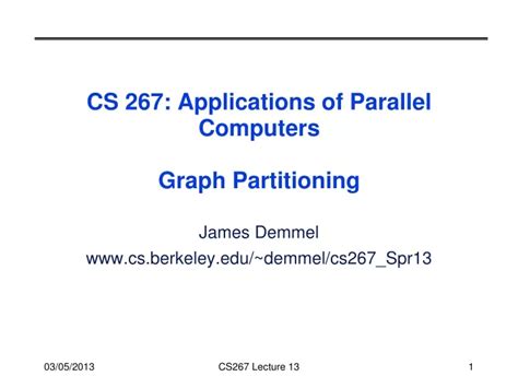 Ppt Optimizing Graph Partitioning Methods Applications And Heuristics Powerpoint Presentation