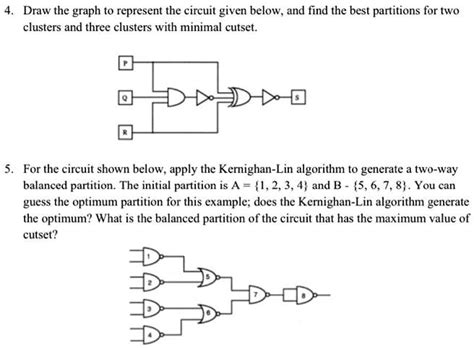 4 Draw The Graph To Represent The Circuit Given Below And Find The
