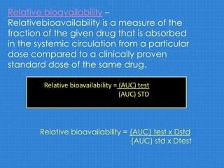 BioavailabilityandBioequivalence Pdf