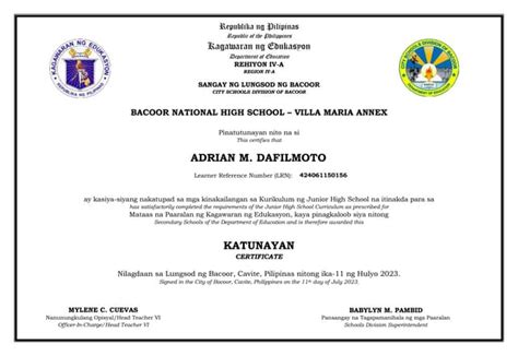 Moving Up Certificate Template Docx