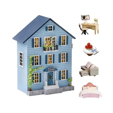 Kit De Maison De Poup E Miniature De Meubles En Bois Bricolage Mais