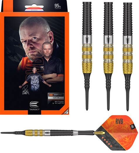 Raymond Van Barneveld Gen 4 95 Soft Tip Darts By Target Double Top Darts