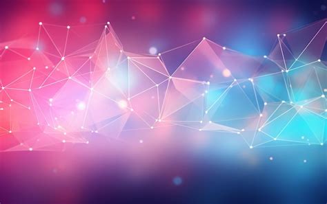 Premium Photo Low Poly Plexus Network Complexity Abstract Banner