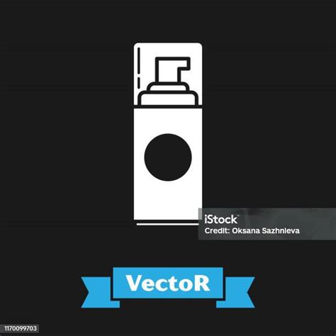 흰색 면도 젤 폼 아이콘 검은 배경에 격리 면도 크림 벡터 일러스트레이션 거품 내기에 대한 스톡 벡터 아트 및 기타 이미지 거품 내기 메이크업 화장품 면도 Istock