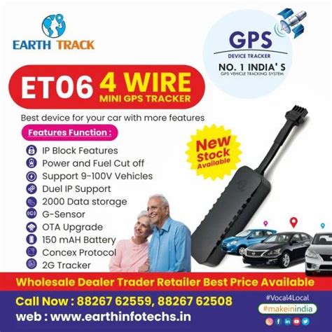 Wired Gps Tracking Device ET Best GPS Tracker Plastic At Piece In New Delhi