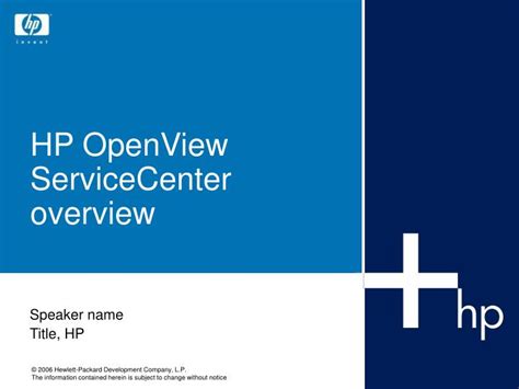 Ppt Hp Openview Servicecenter Overview Powerpoint Presentation Free Download Id 799497