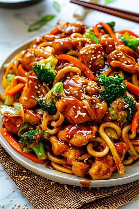 Chicken Teriyaki Noodles Insanely Good