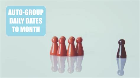 Excel 2016 Sometimes Auto Groups Daily Dates To Month Excel Tips