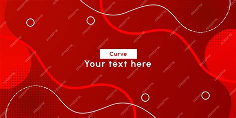 Premium Vector Abstract Modern Colorful Gradient Red Curve Background