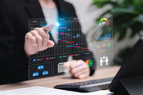 성공적인 프로젝트 계획 프로젝트 일정 관리 개념 효과적인 장기 프로젝트 계획 작업 일정 수립 및 진행 팀워크 캘린더 워크 플로우 계획 목표 개념에 대한 스톡 사진 및 기타