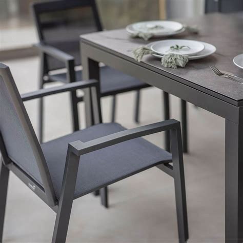 Bramblecrest Seville Extending Garden Dining Table Set 8 Seater