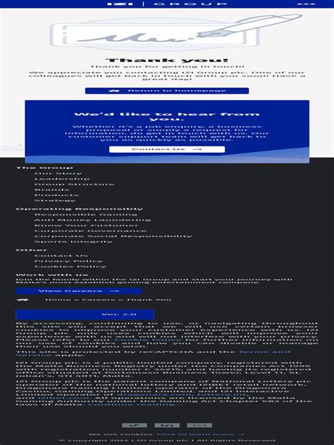 Thank You Izi Group Plc Pdf Cookie Business