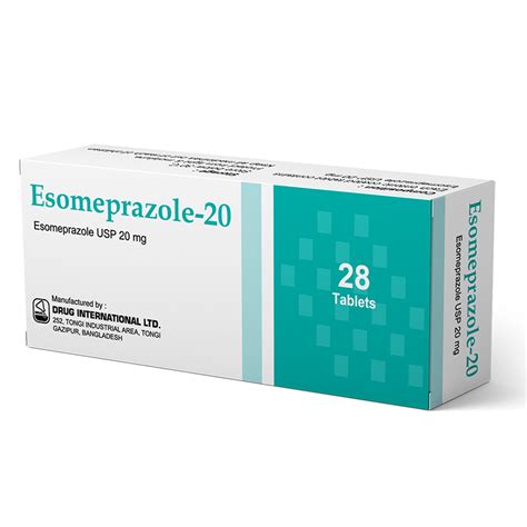 Ezomeprazol 20mg #28t - Aversi