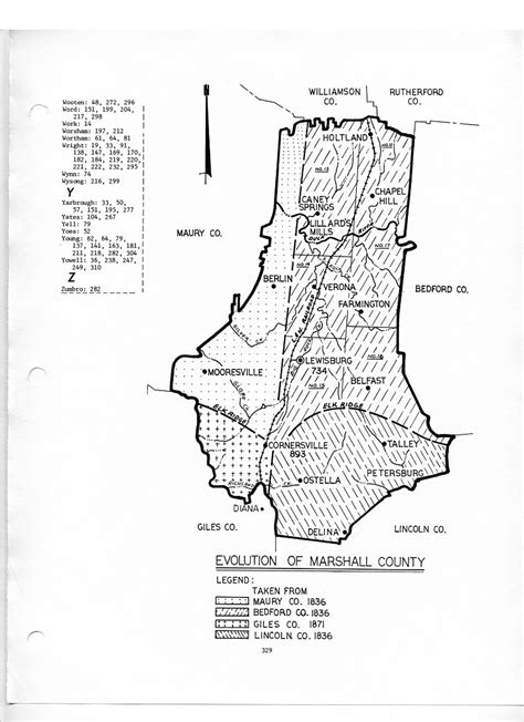 Formation Of Marshall County Map Marshall County Tngenweb