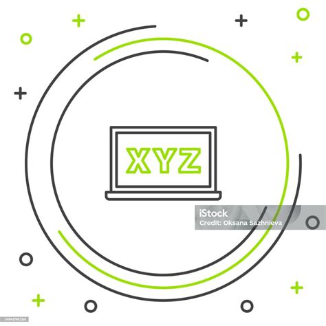 흰색 배경에 격리 된 칠판 아이콘에 라인 Xyz 좌표 시스템 그래프 통계 표시를 위한 Xyz 축입니다 다채로운 개요 개념 벡터