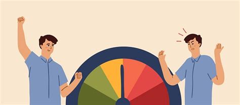 스트레스 분위기 규모 감정적인 남자 피곤 한 화가 또는 스트레스 관리자 직업이나 삶의 긴장 행복하고 흔들리는 남성 벡터 캐릭터 감정에 대한 스톡 벡터 아트 및 기타 이미지