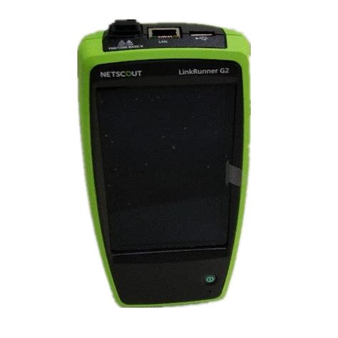 Netscout Linkrunner G2 Smart Network Tester For Poe Switch Cables Network Tester And Netscout