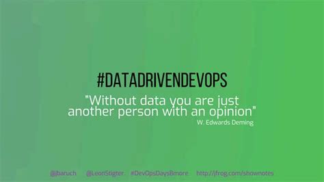 Data Driven Devops Ppt