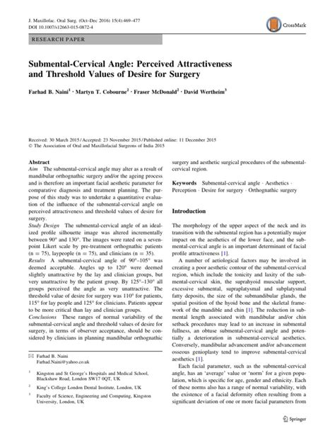 G3 Submental Cervical Angle Copy Pdf Quartile