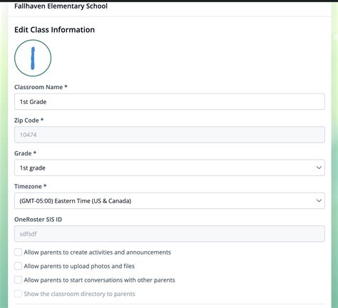 Customizing School And Classroom Settings For Schoolstatus Connect Schoolstatus Connect