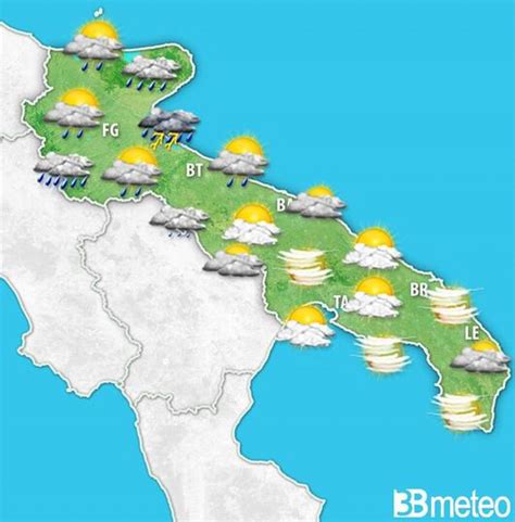 Meteo Puglia Arrivano Giornate Ventose E Molto Variabili Con Locali