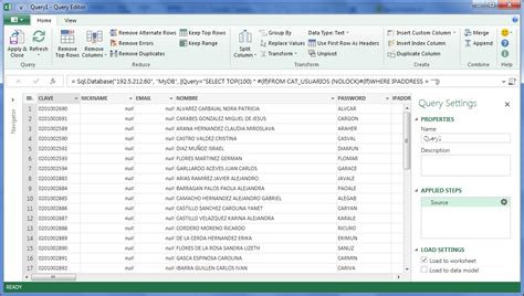 Sentencias De Sql En Power Query Antes Data Explorer Para Excel