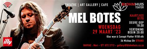 Book Tickets For Mel Botes Anthology Beste Van Mel Botes