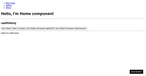 React Router V Example With UseRouteMatch Codesandbox