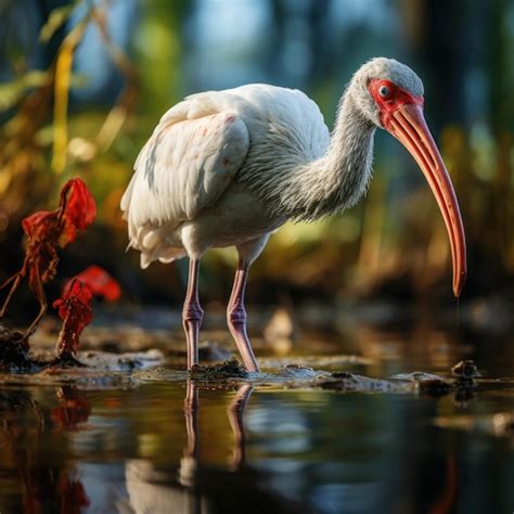 Premium Photo Ibis Bird In Its Natural Habitat Wildlife Photography