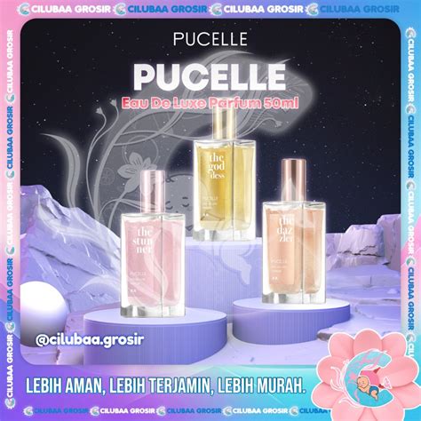 Jual Pucelle Eau De Luxe Parfum Series 50 Ml Glitter The Stunner The Godess The Dazzler