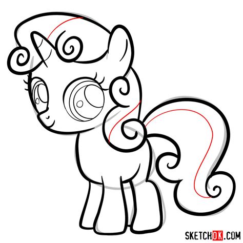 How To Draw Sweetie Belle From Mlp In 13 Easy Steps