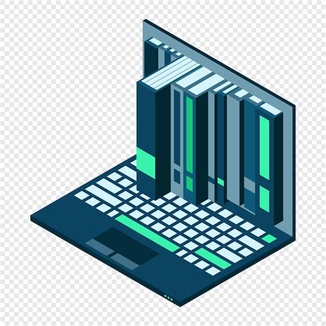 Premium Vector Isometric Laptop Online Learning And Virtual Classroom 3d Isometric Flat Design