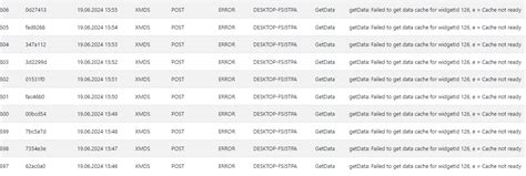 GetData Failed To Get Data Cache For WidgetId 126 E Cache Not Ready