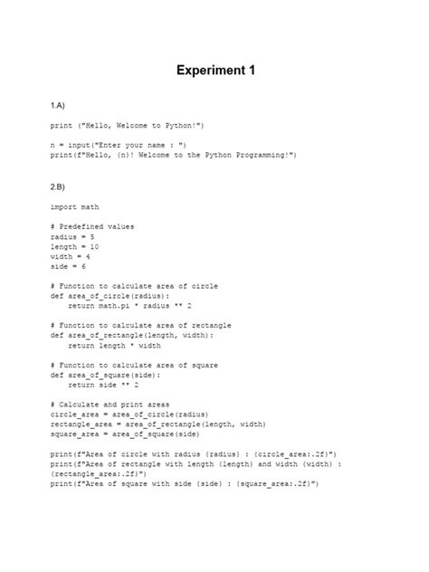 Fepythonpractical Pdf Area Mathematics