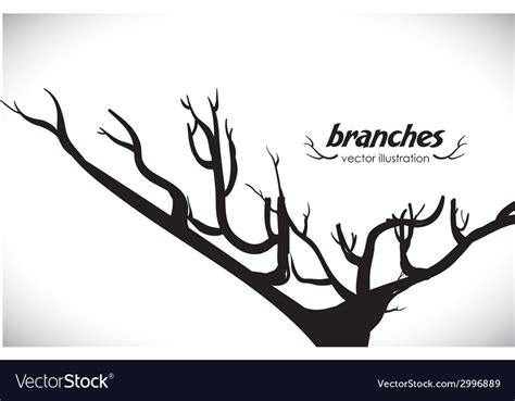 Tree Design Over Gray Background Royalty Free Vector Image