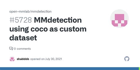 Mmdetection Using Coco As Custom Dataset · Issue 5728 · Open Mmlab