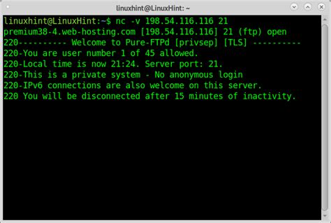 Using Netcat For Port Scan Linux Hint