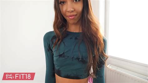 Tall And Skinny Light Skin Black Fashion Model Lia Lin Fucked In Yoga Pants At The Gym Xnxx Com