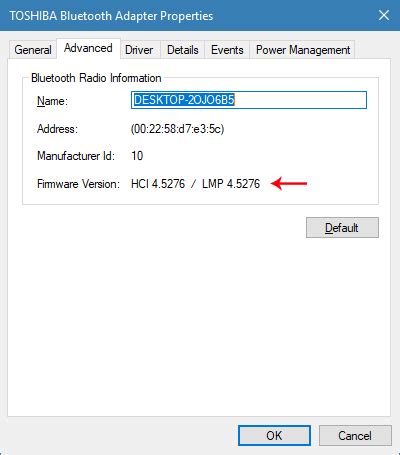 Bluetooth Version Finder V1 2