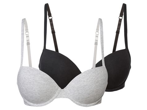 Esmara® Lot De 2 Soutiens Gorge Push Up Femme Lidl