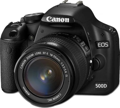 Canon EOS 500D SLR-Digitalkamera Kit inkl. EF-S 18-55mm IS und EF-S 55 ...