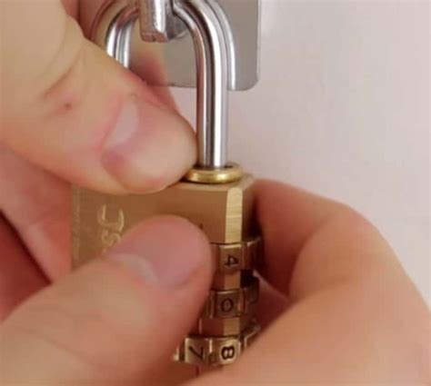 How To Pick A Combination Lock With No Tools DIY Joy