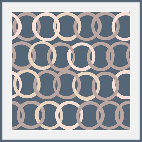 섬유 인쇄 벡터 배경 폴카 도트 원형 패턴 프리미엄 벡터