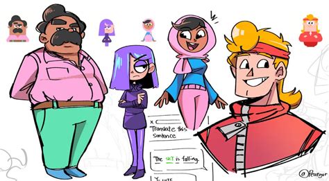 Lily Zari Oscar And Eddy Duolingo Drawn By Peargor Danbooru