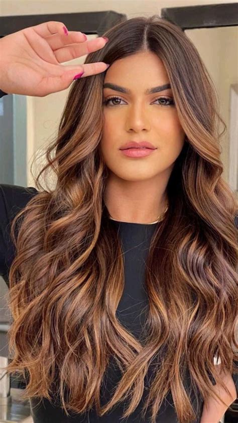 Caramel Hair Color In Black Hair At Blanche Carter Blog