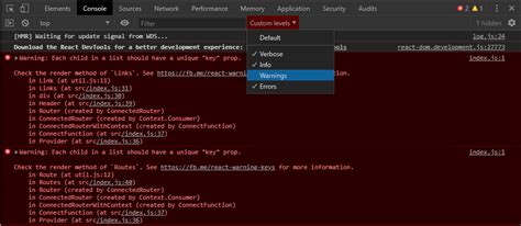 Bug Incorrect Logging Level On Warnings For Unique Key · Issue 18228 · Facebookreact · Github