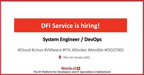 Wejob On Linkedin Cloud Linux Vmware Itil Docker Ansible Iso27001 Webuilt Wejob