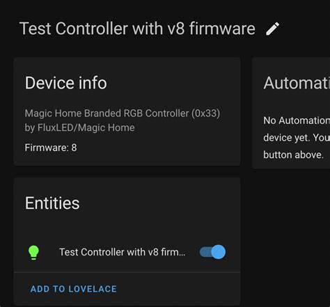 Flux Led Magic Home 0x033 Firmware 8 Do Not Turn On Correctlyturn Off They Stay On A Dim Red
