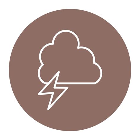 폭풍 터 일러스트레이션 프리미엄 벡터